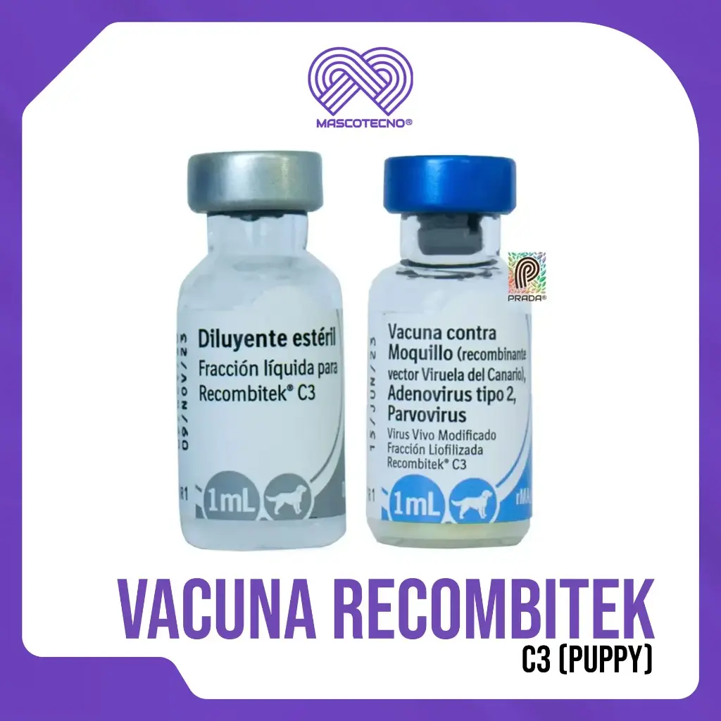 VACUNA RECOMBITEK C3 (PUPPY) | MASCOTECNO