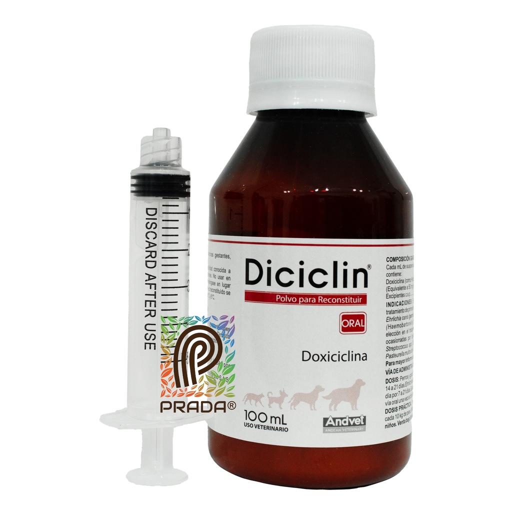 DICICLIN SUSPENSION FCO x 100 ML | MASCOTECNO