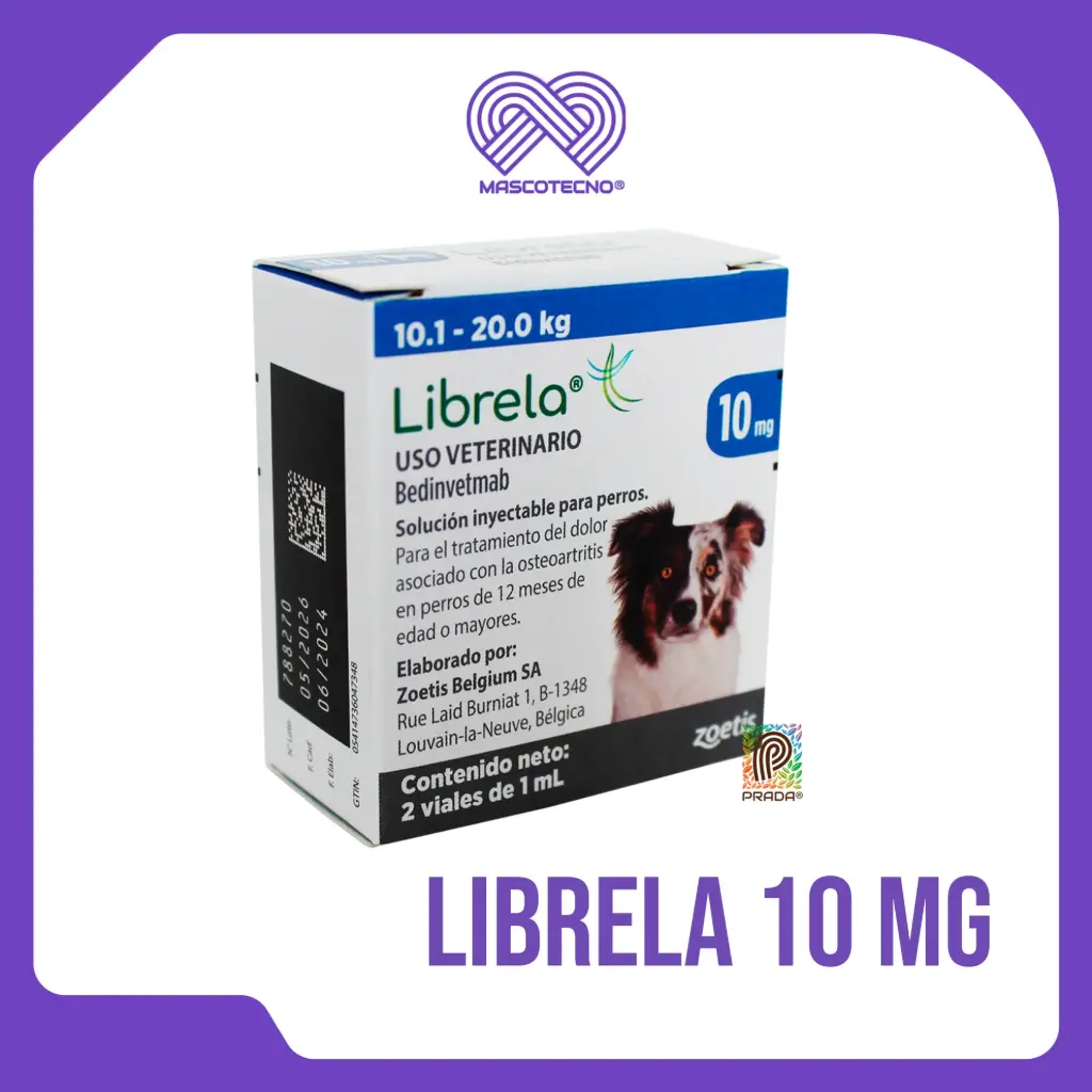 LIBRELA 10 MG (10.1 -20KG) X 1ML | MASCOTECNO
